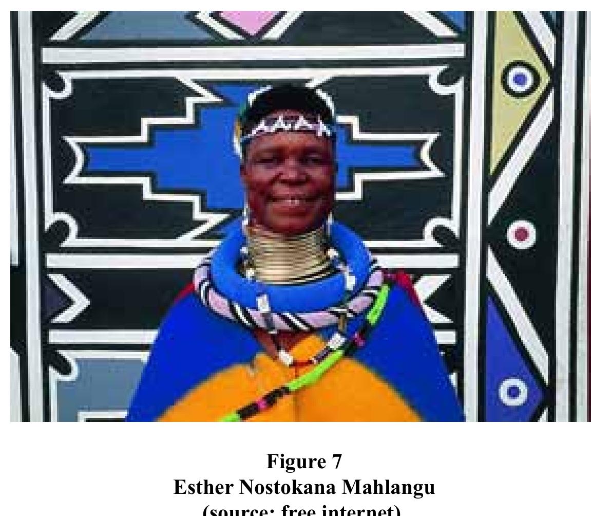 Figure 7 - Iconic bodies : Ndebele women in ritual context