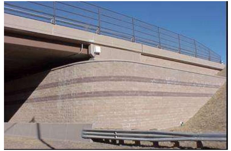Founders/meadows grs bridge abutment. bridge abutments: most