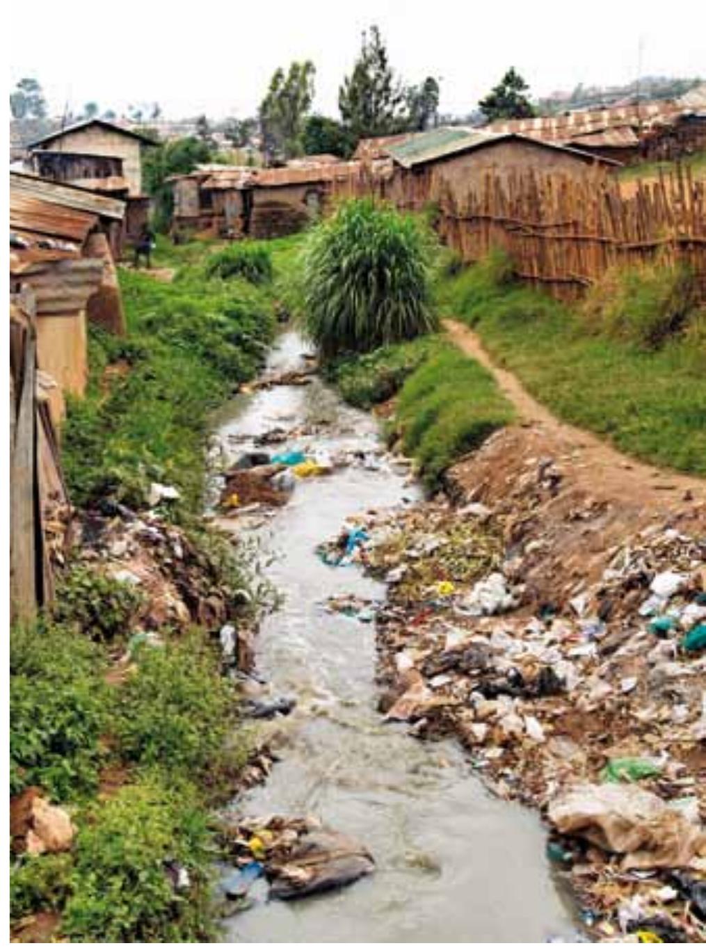 11 water pollution in the kibera slums of nairobi, kenya