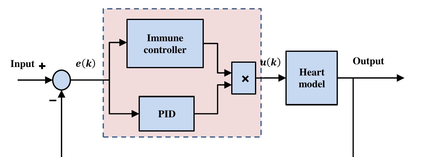 The immune pid controller block diagram structure iii figure