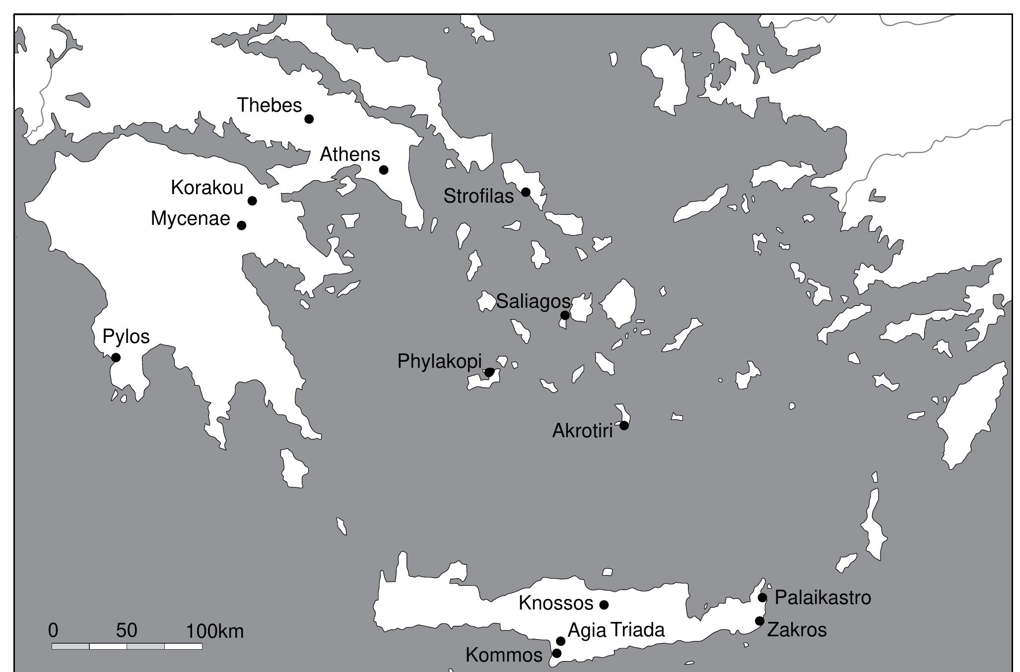 Figure 3 - from The seascape in Aegean Prehistory