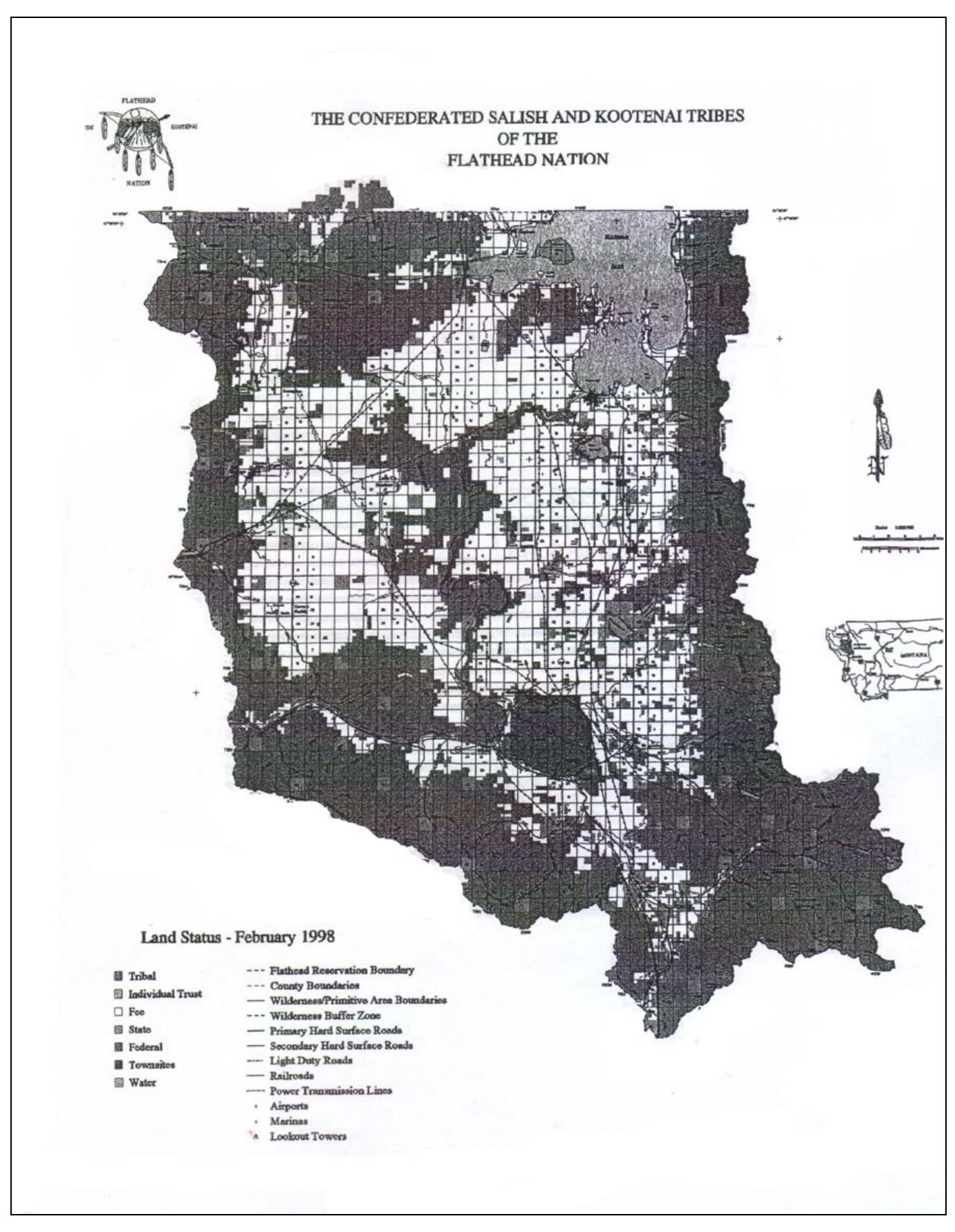 Confederated salish and kootenai tribes of the flathead