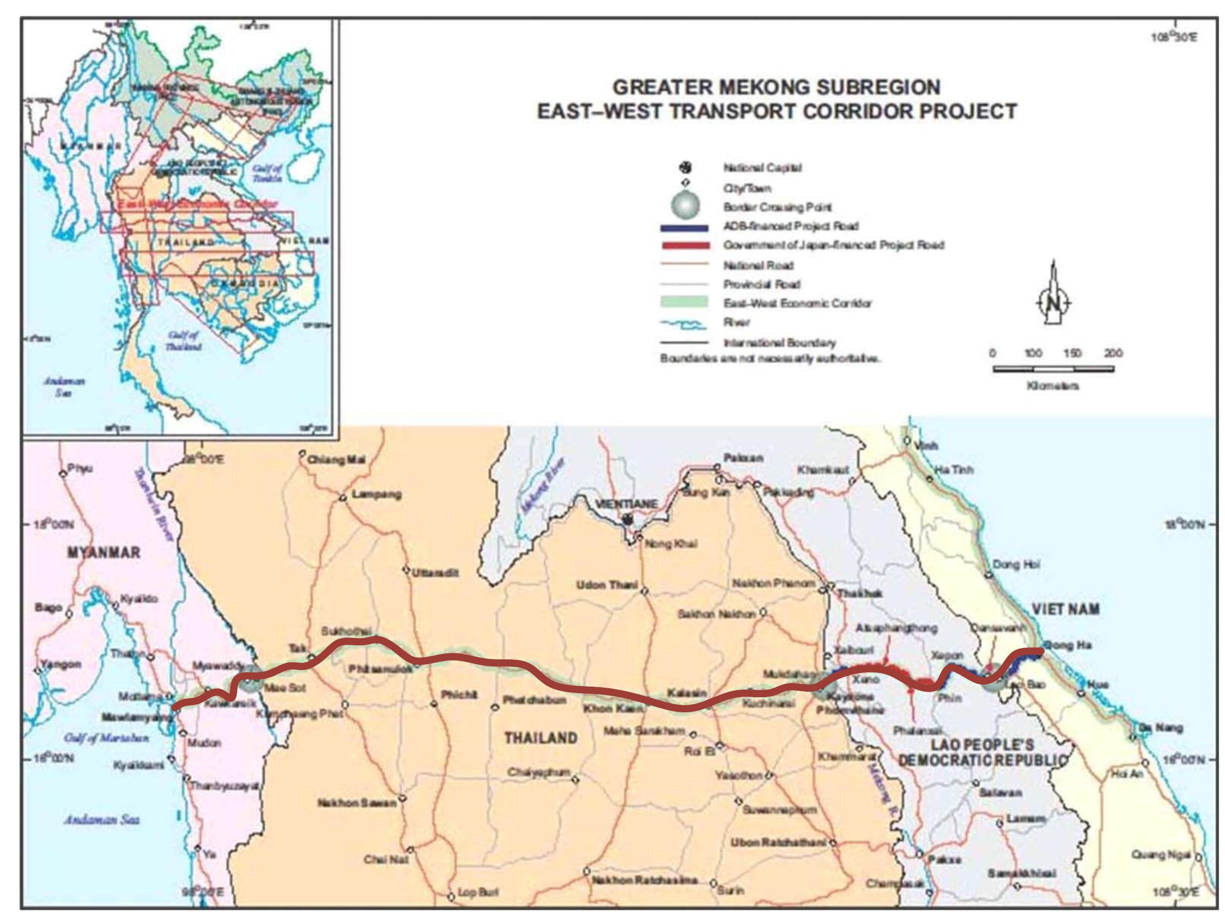 Figure 1 - East-West Economic Corridor (EWEC)Strategy and