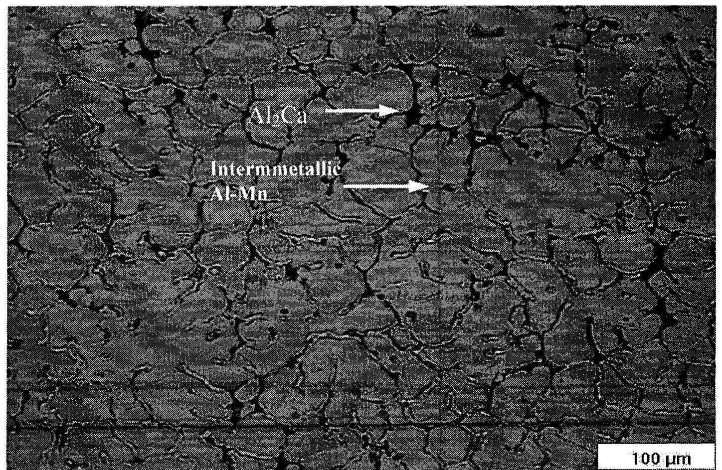 8: optical micrograph showing microstructure of alloy amc501