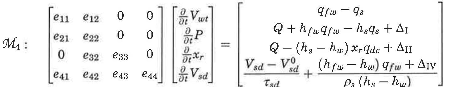 The elements of the coefficient matrix e11, €19, @21, etc.,