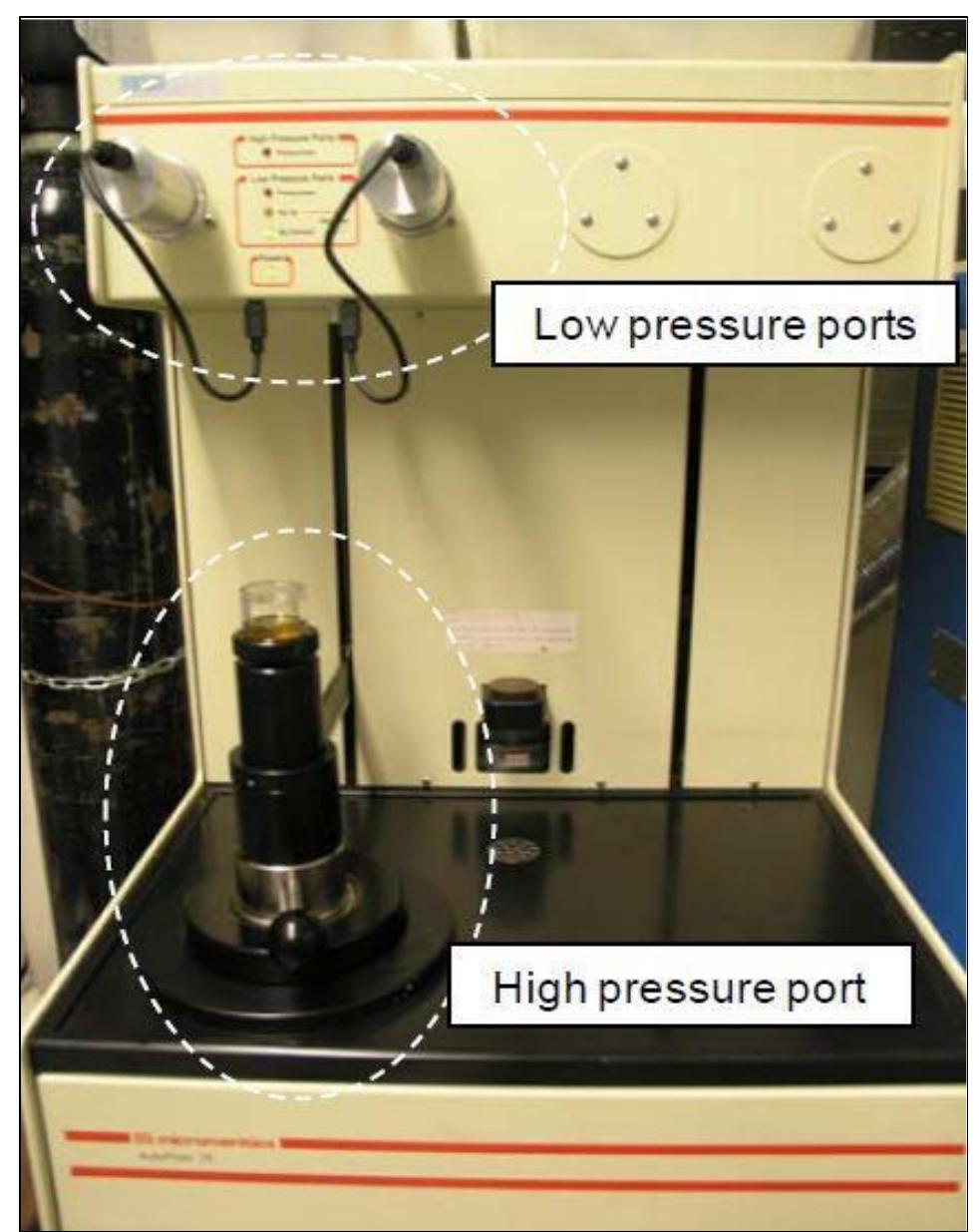 -22: mercury intrusion porosimetry test equipment available