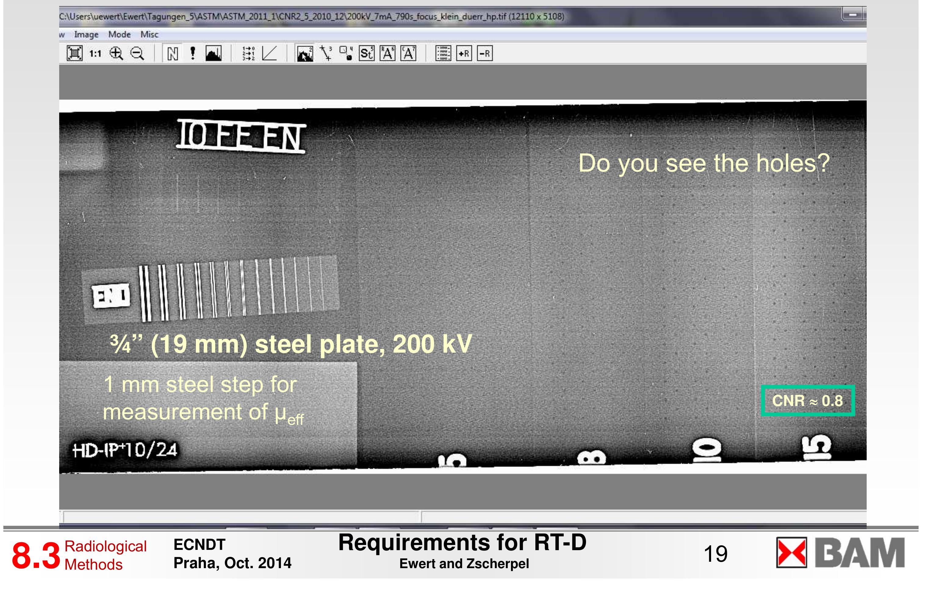Figure 10 - Minimum Requirements for Digital Radiography