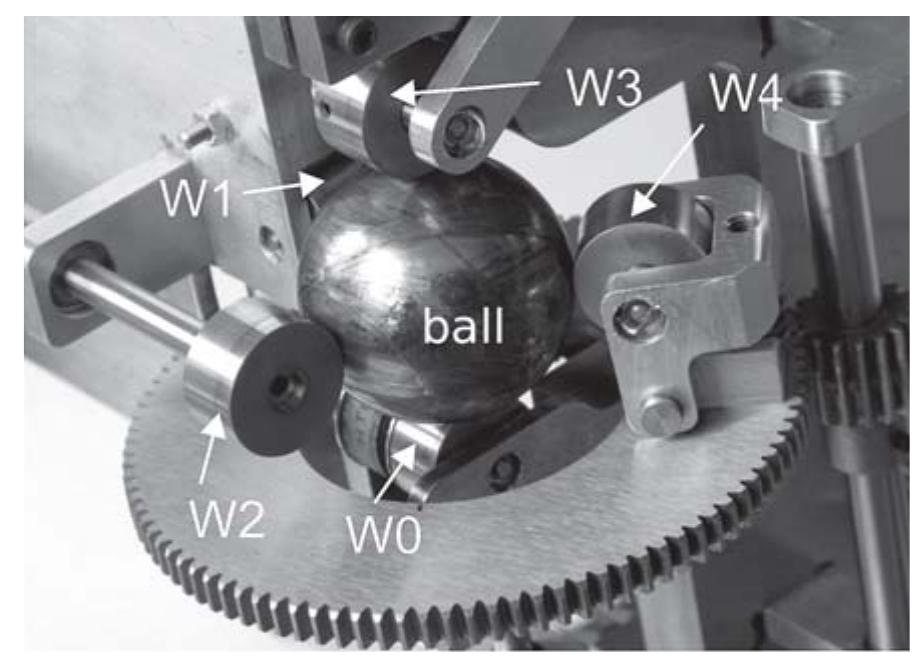 Picture of the built gear mechanism fig. 1. visualization of