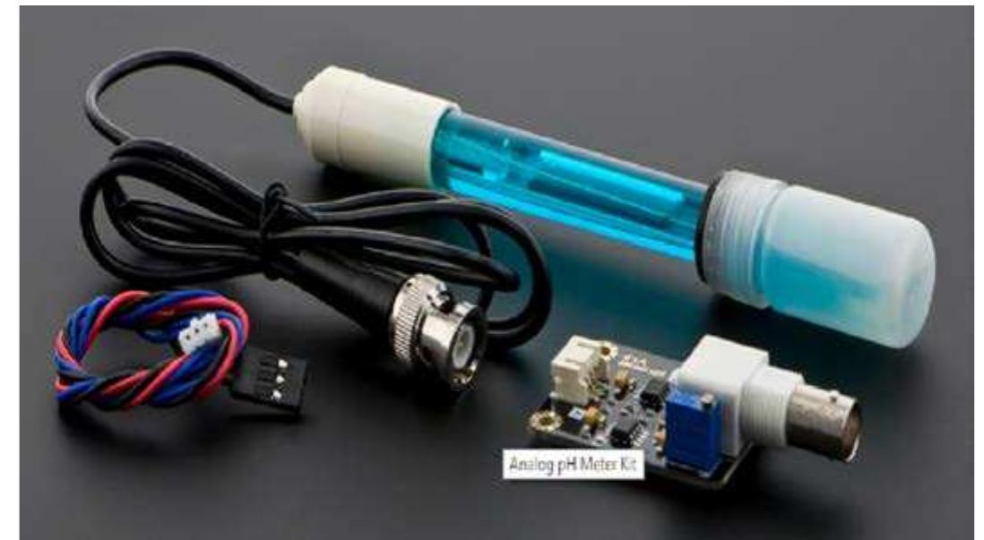 -81: ph meter kit. digital image. analog ph meter kit. from