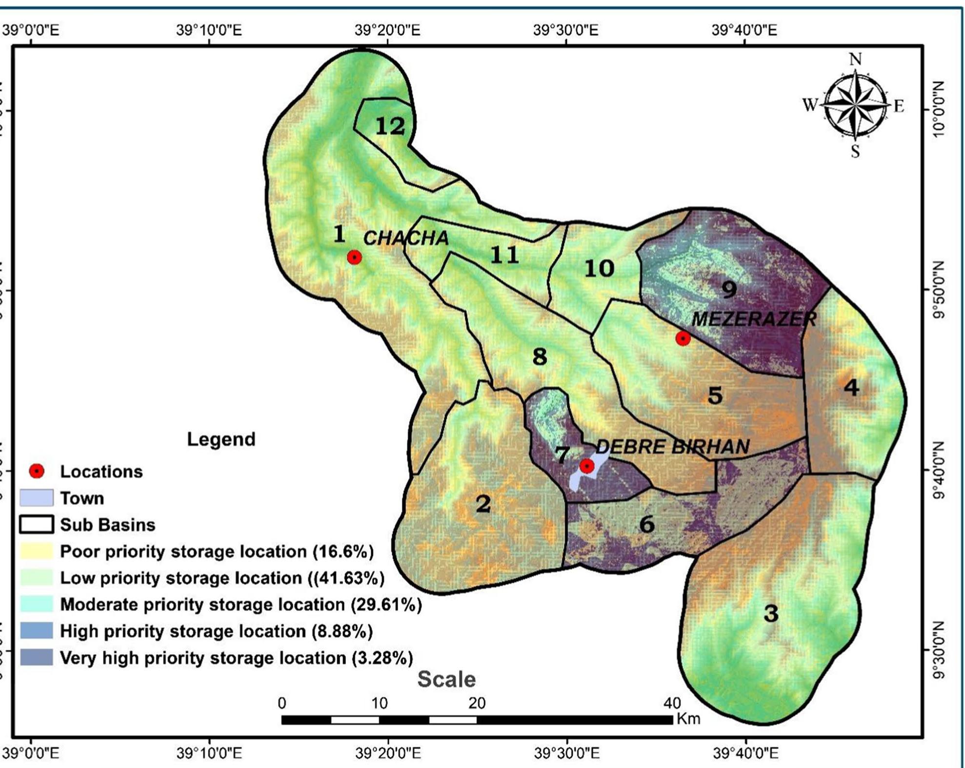 Final spatial interpolation overlay maps for the selection