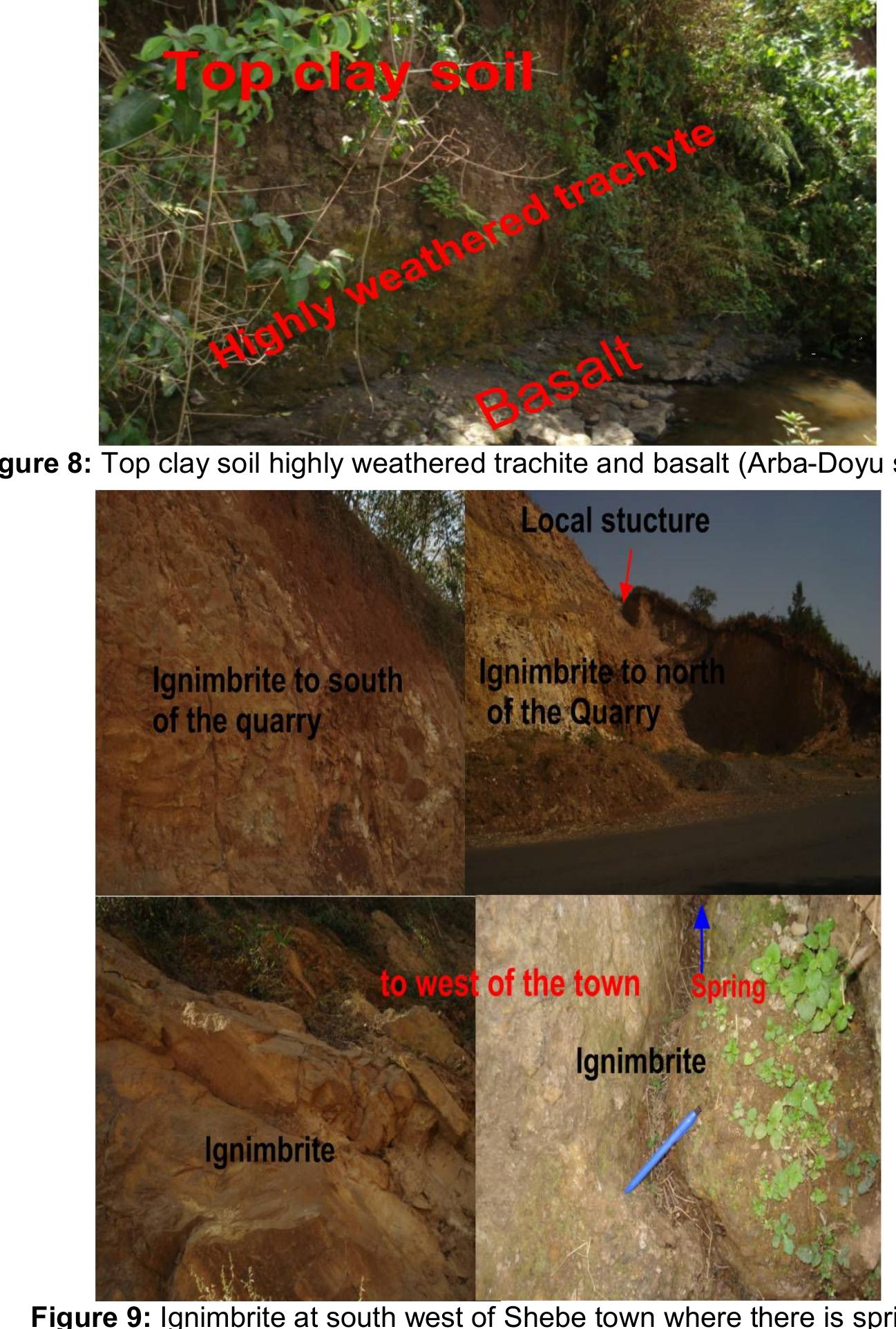 Structural map of shebe area.