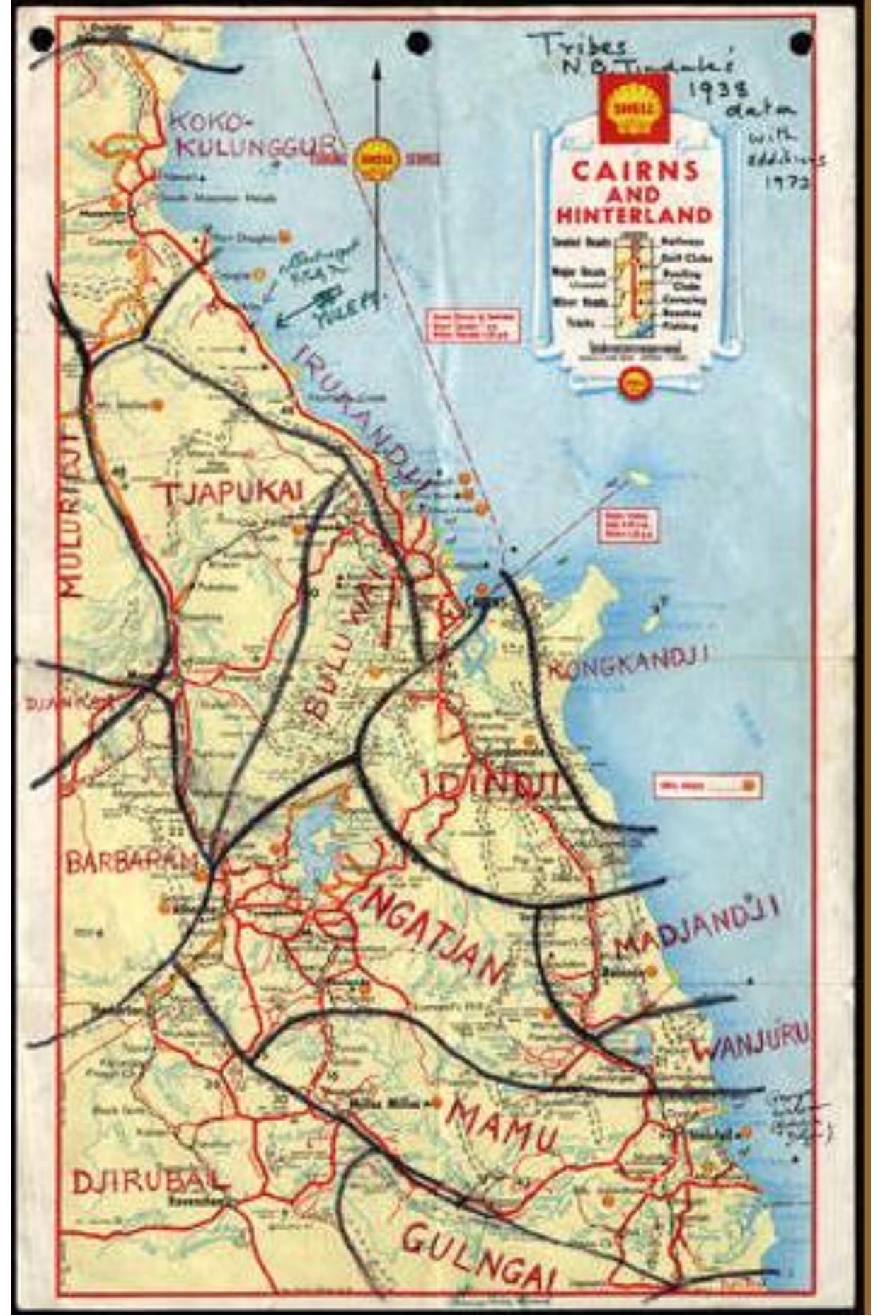 5 tindale’s map of cairns aboriginal language groups