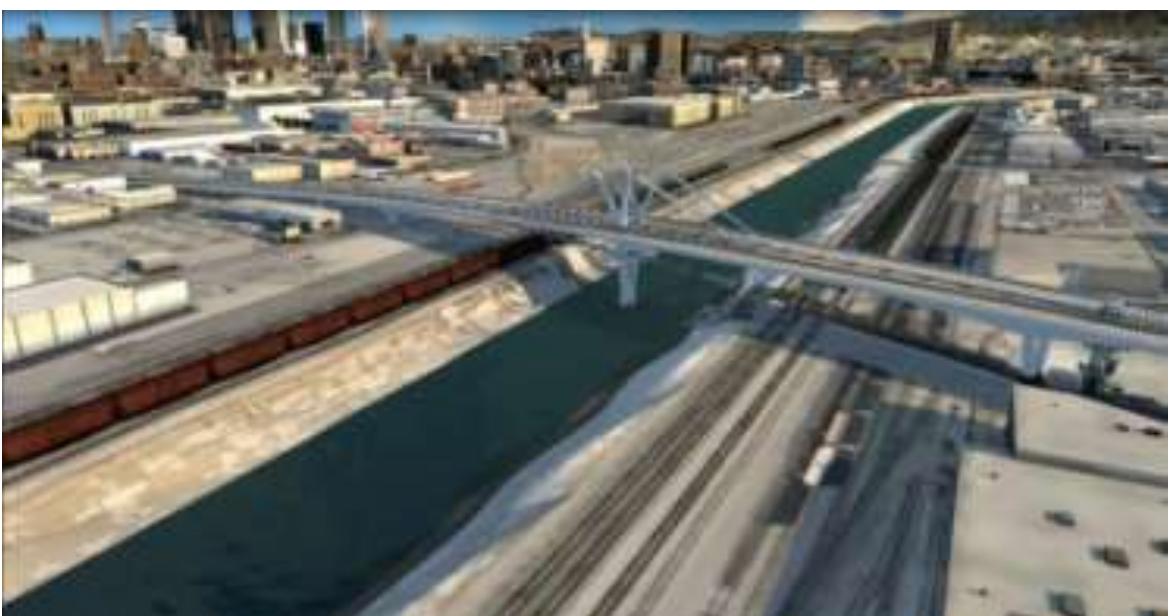 Shown here is a proof-of-concept infraworks 360 3d model of