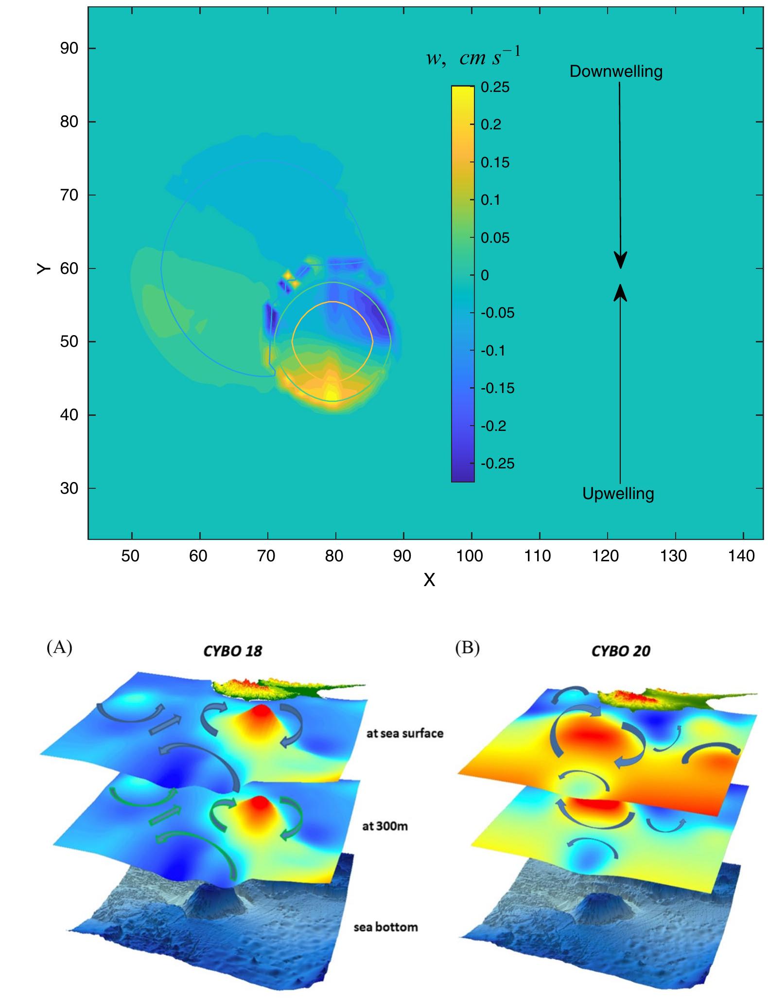 Then the evolution of the free eddy in the background flow