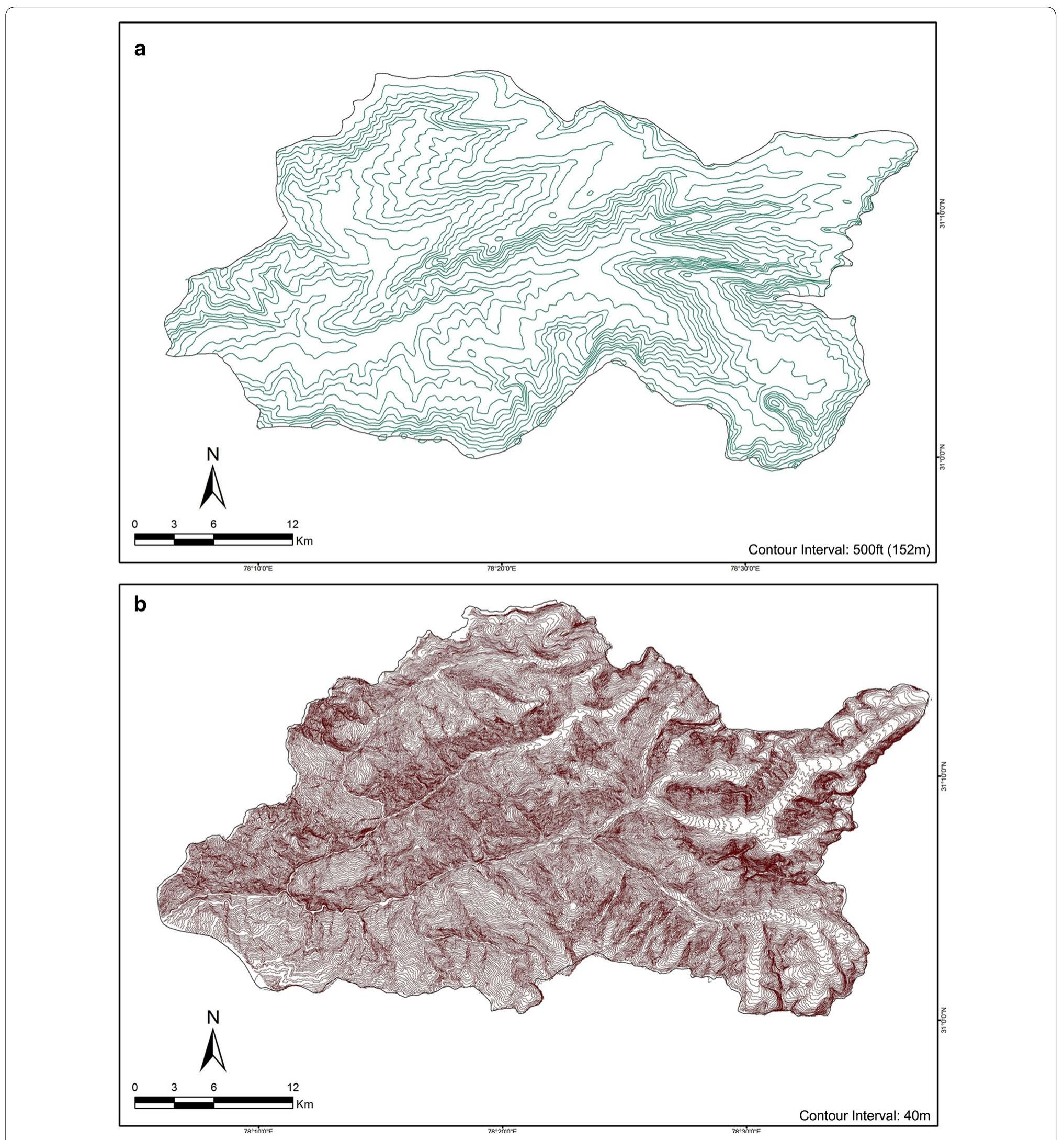Figure 3 - Evaluation of different digital elevation models