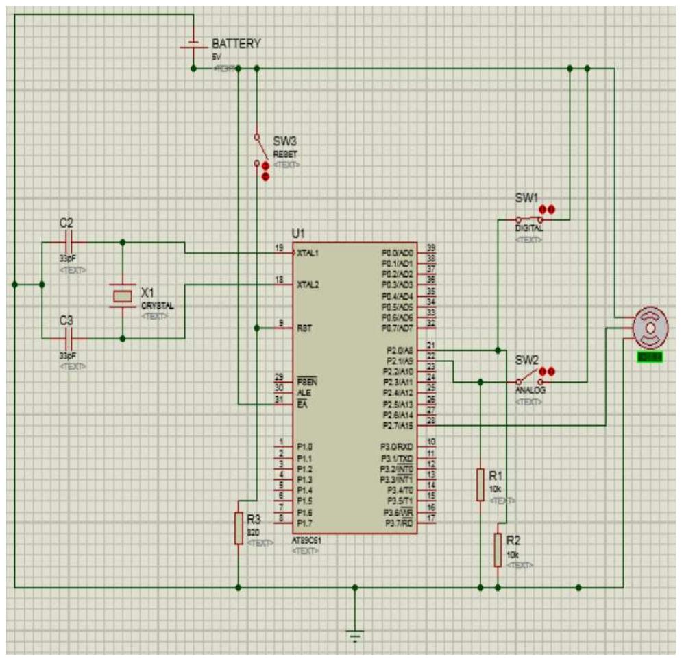 Proteus simulation diagram