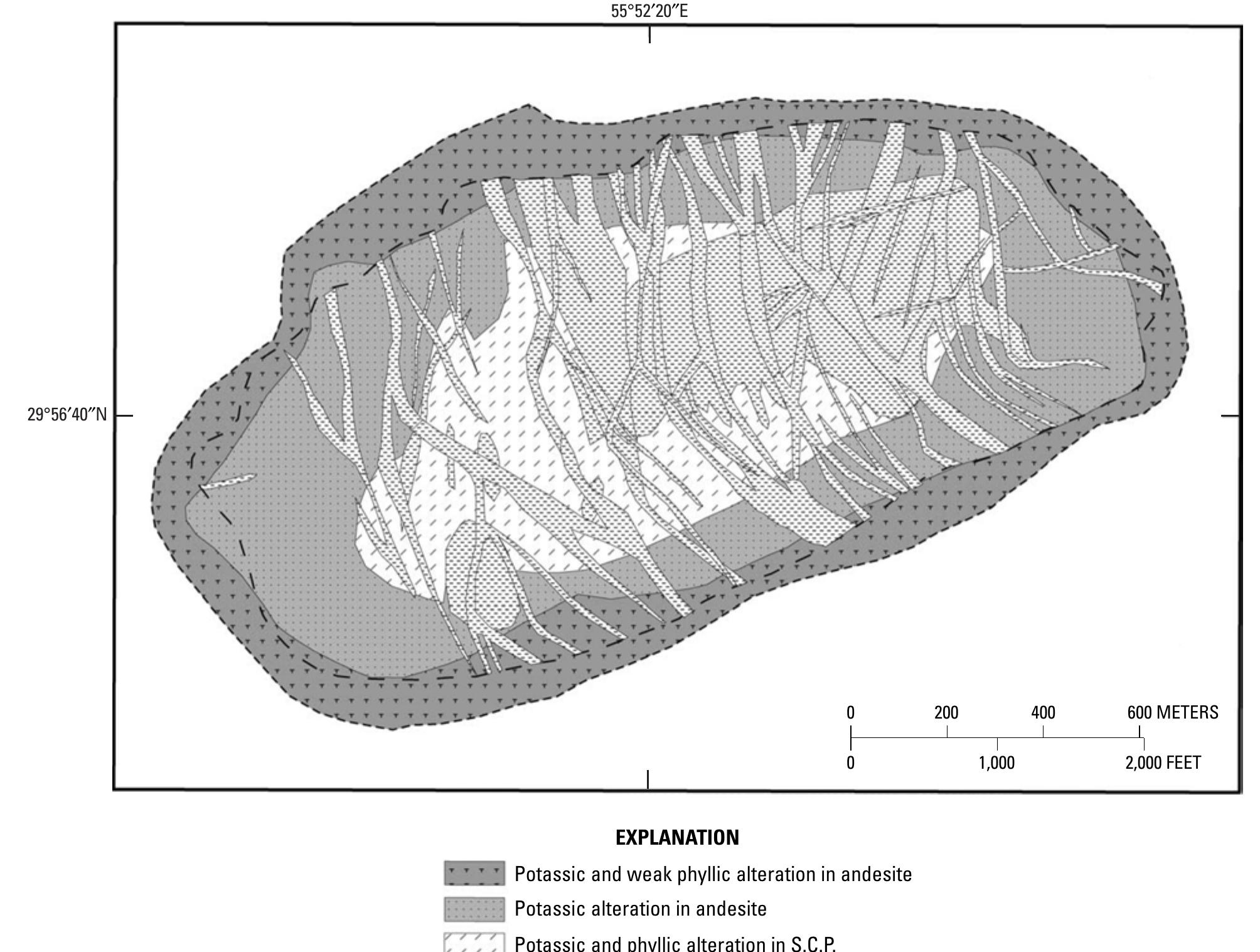 F12. detailed alteration and lithologic map of the