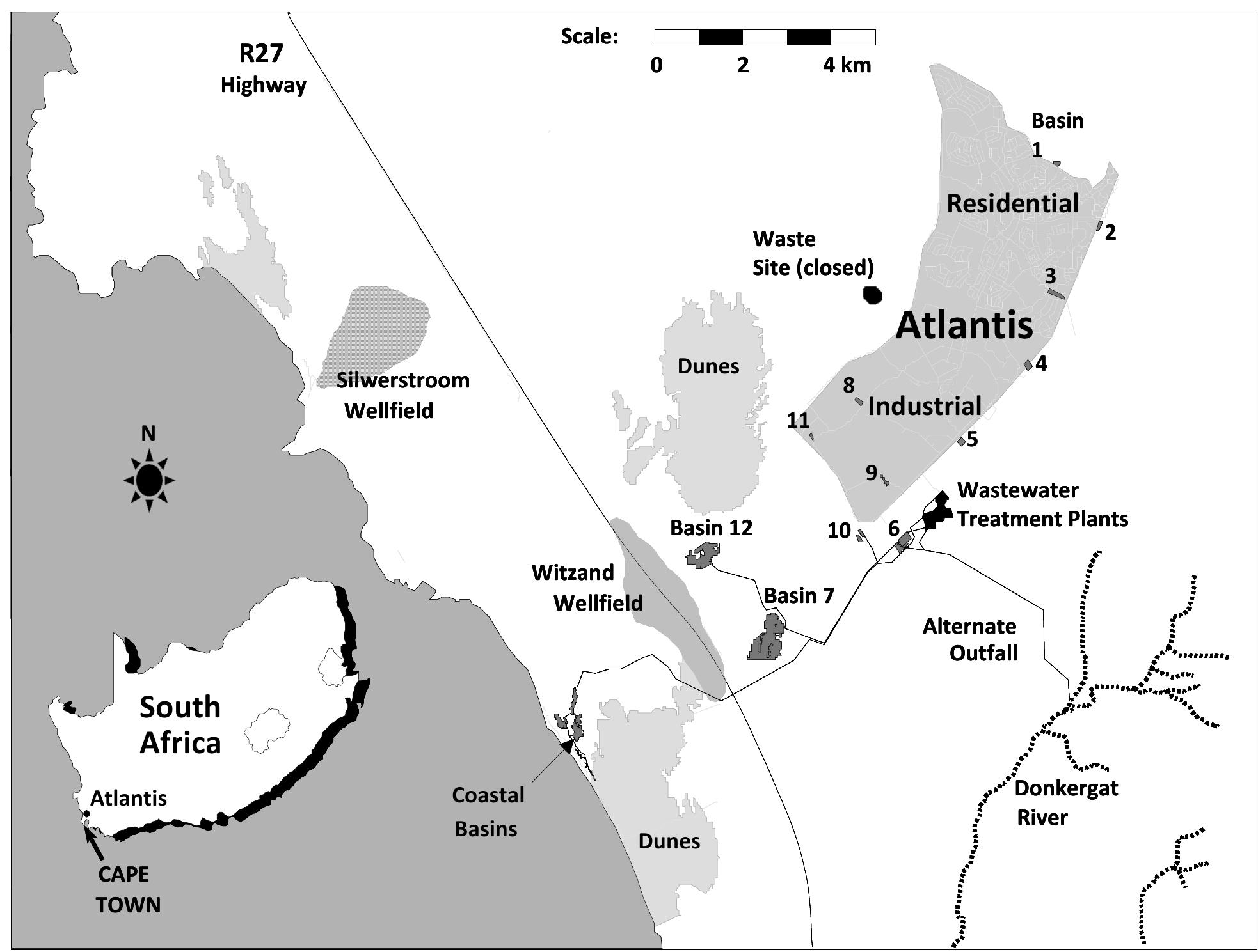 1: location and layout of atlantis water supply system 8.2.2
