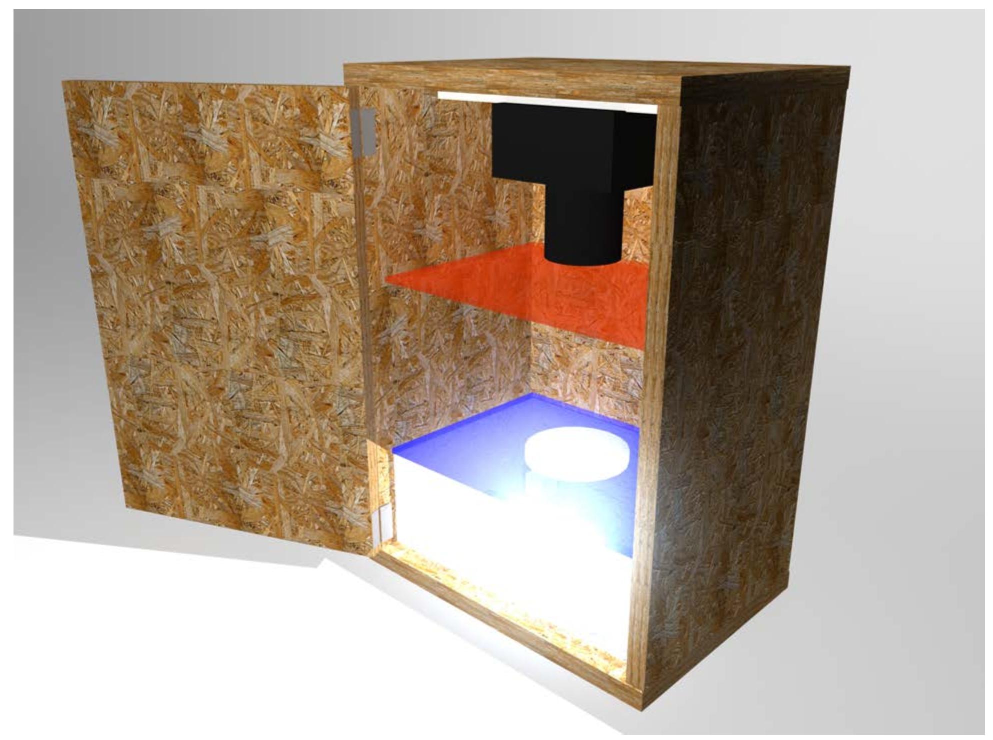 Illustration 58: 3d render of proposed set-up (autodesk