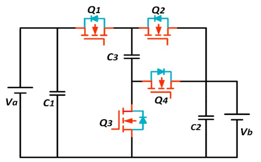 Switched capacitor of bidirectional dc-dc converter [18]. in