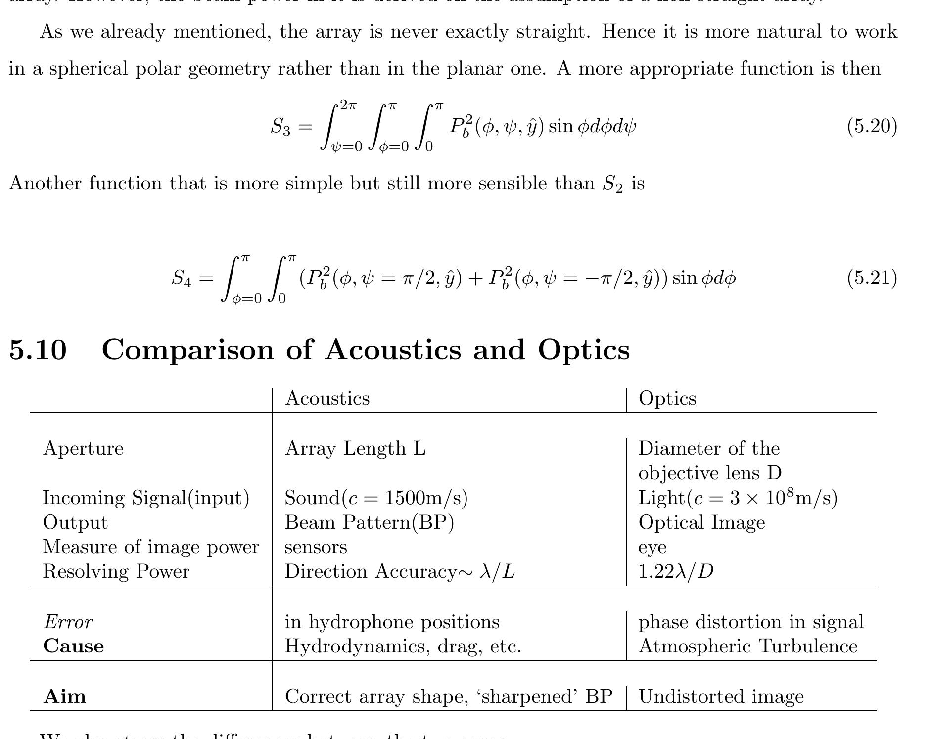 _ difference: the acoustics case is more complicated because