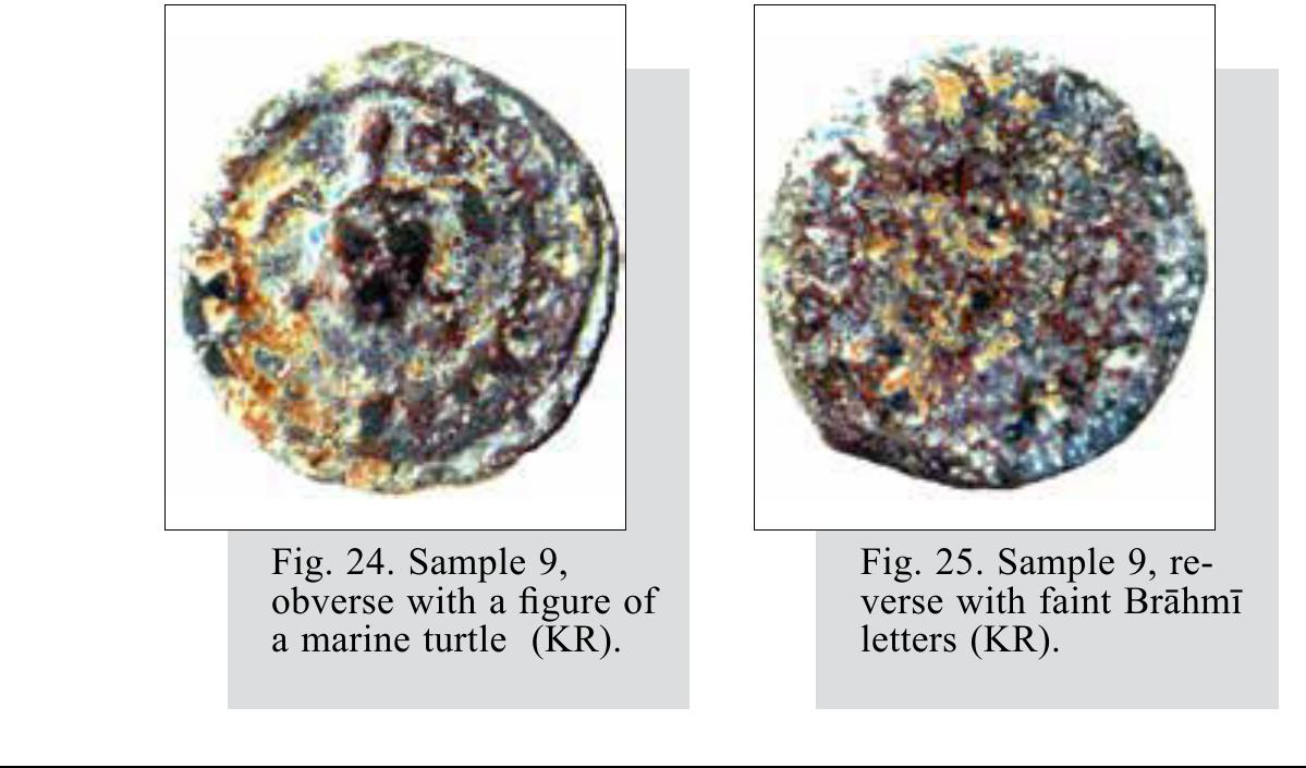 Figure 12 - Ancient lead coins, amulets and artifacts