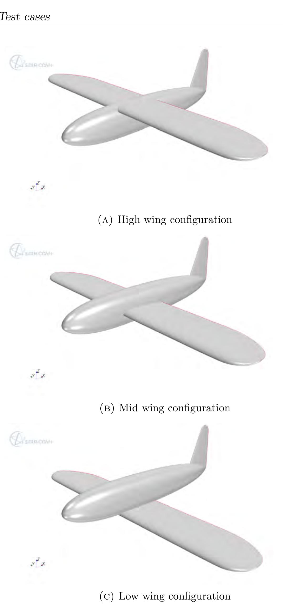13: wing-fuselage-fin cad models of naca tr-730.