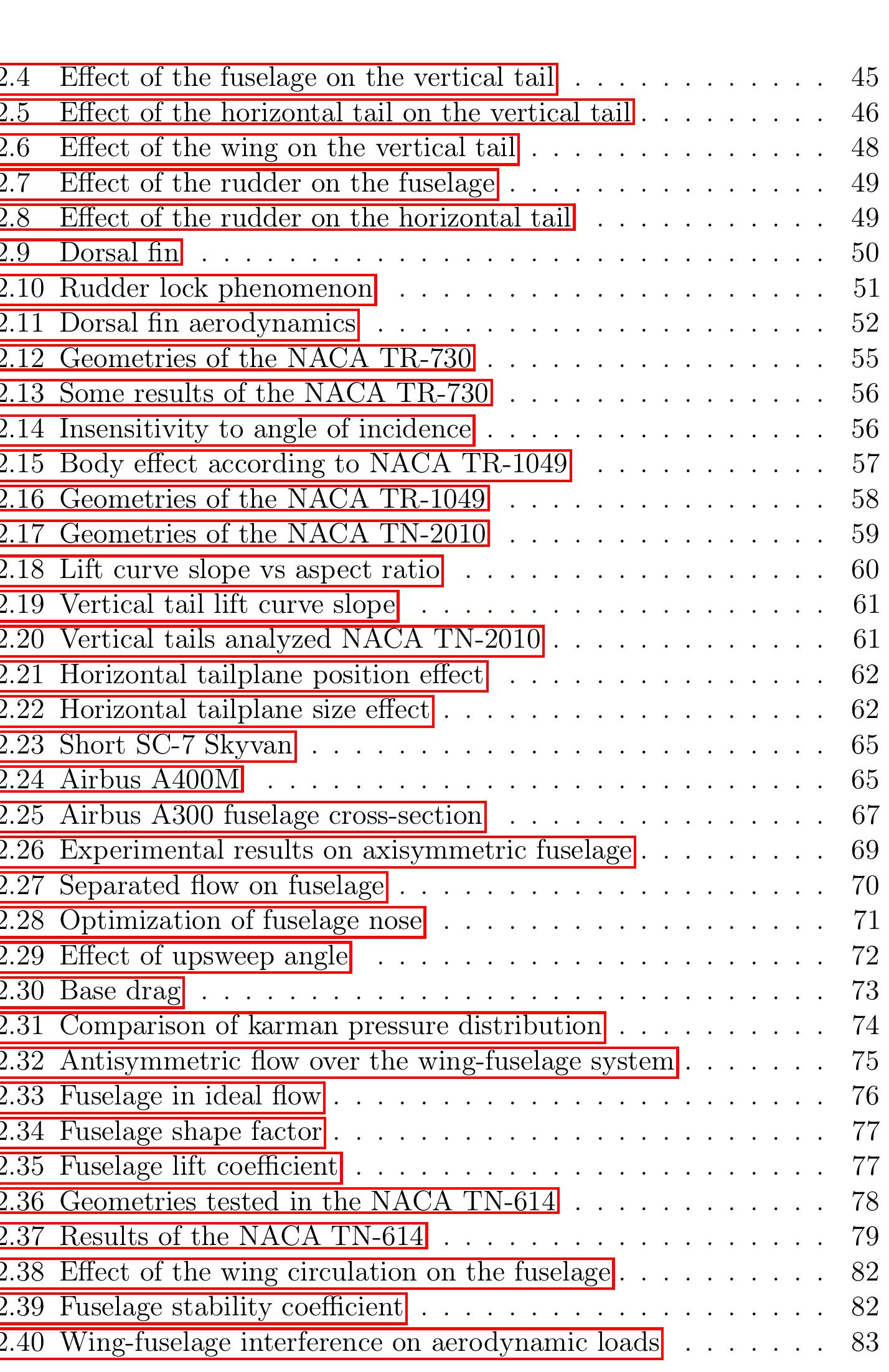 Table 1 - An improved preliminary design methodology for
