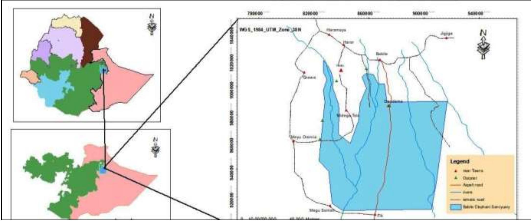 Map of babile elephant sanctuary i ie eee ie iie qp ee ee