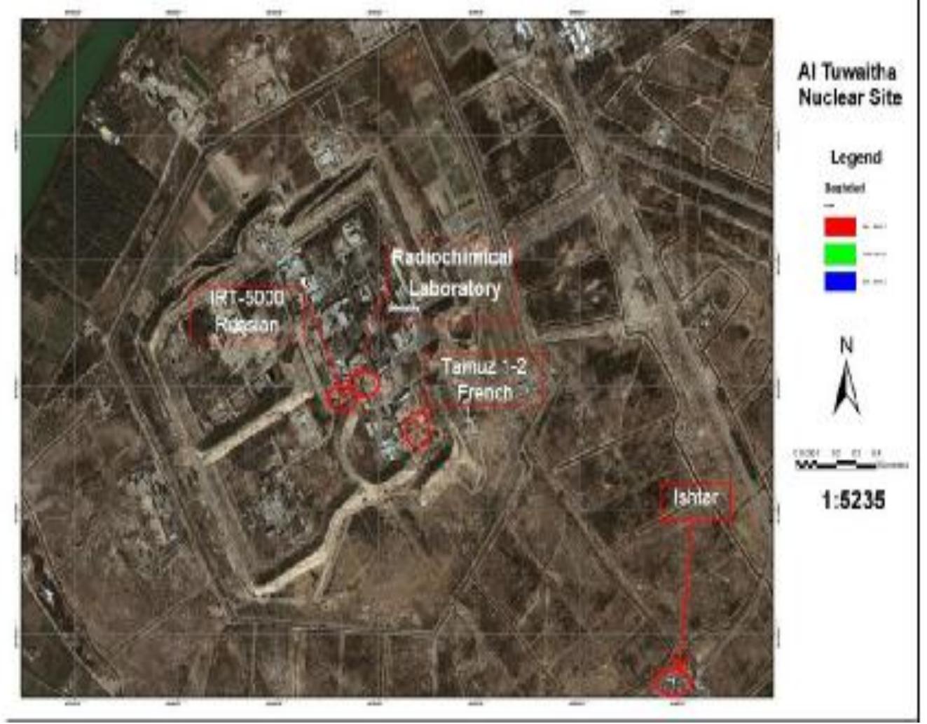 (1). map of al tuwaitha nuclear site facilities (2012)