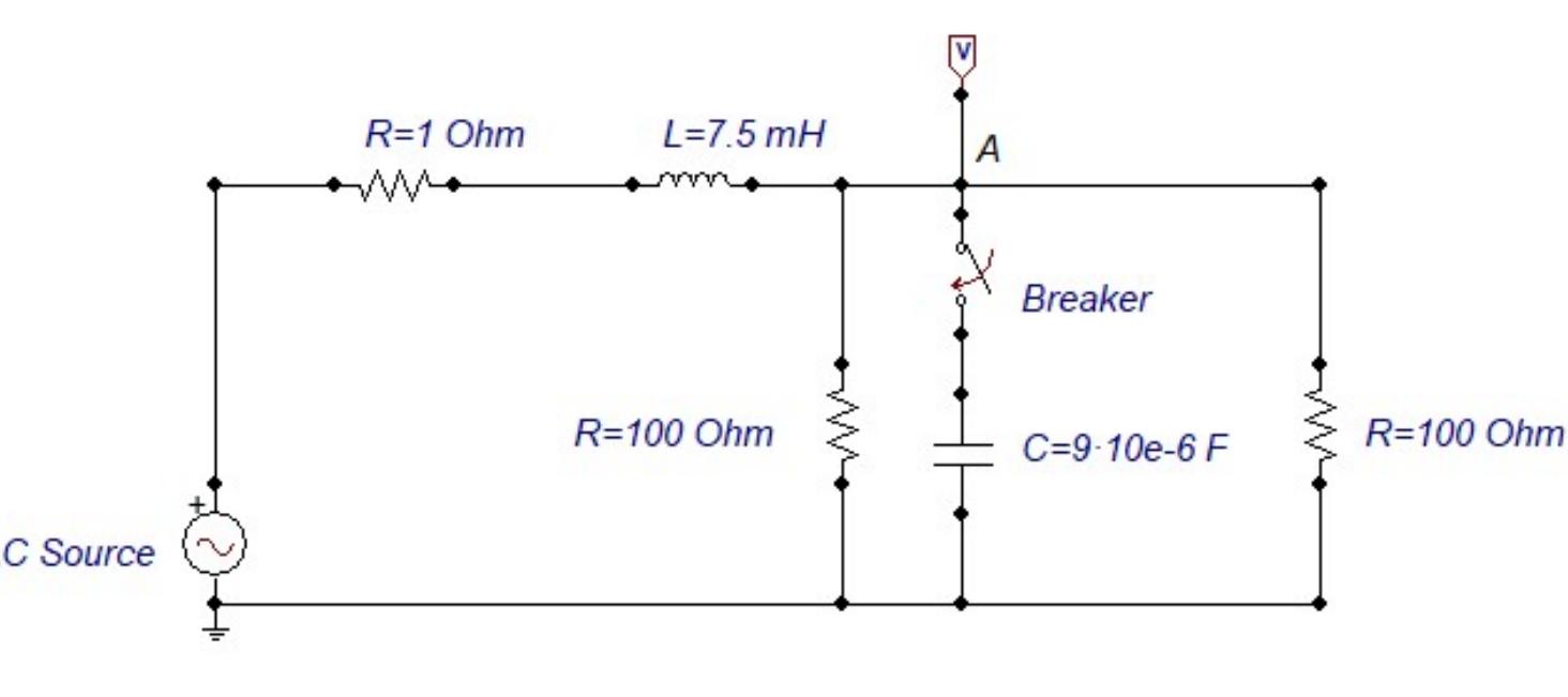 In the circuit of fig. 48 the connection of a capacity to