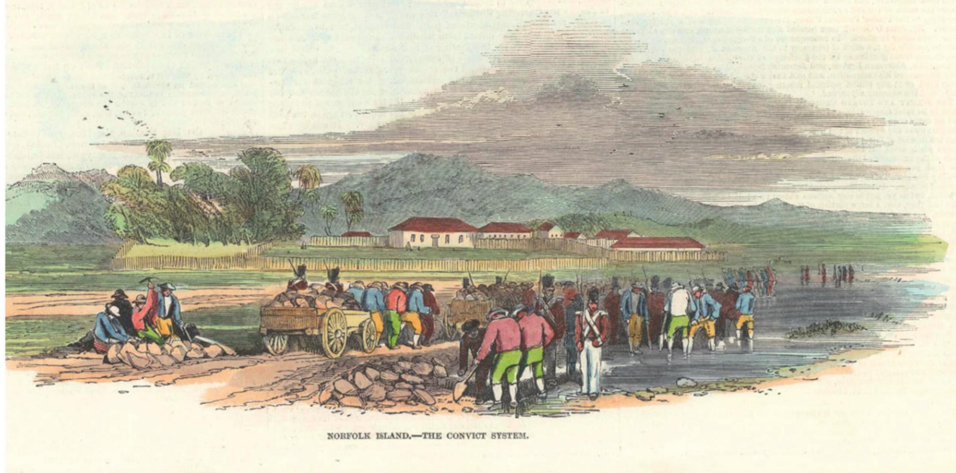 Norfolk island: the convict system 1847. national library of