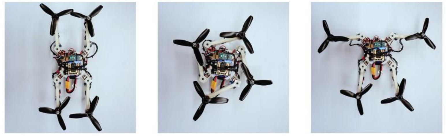 Figure 7 - Launchable rotary wing UAV designs and launch
