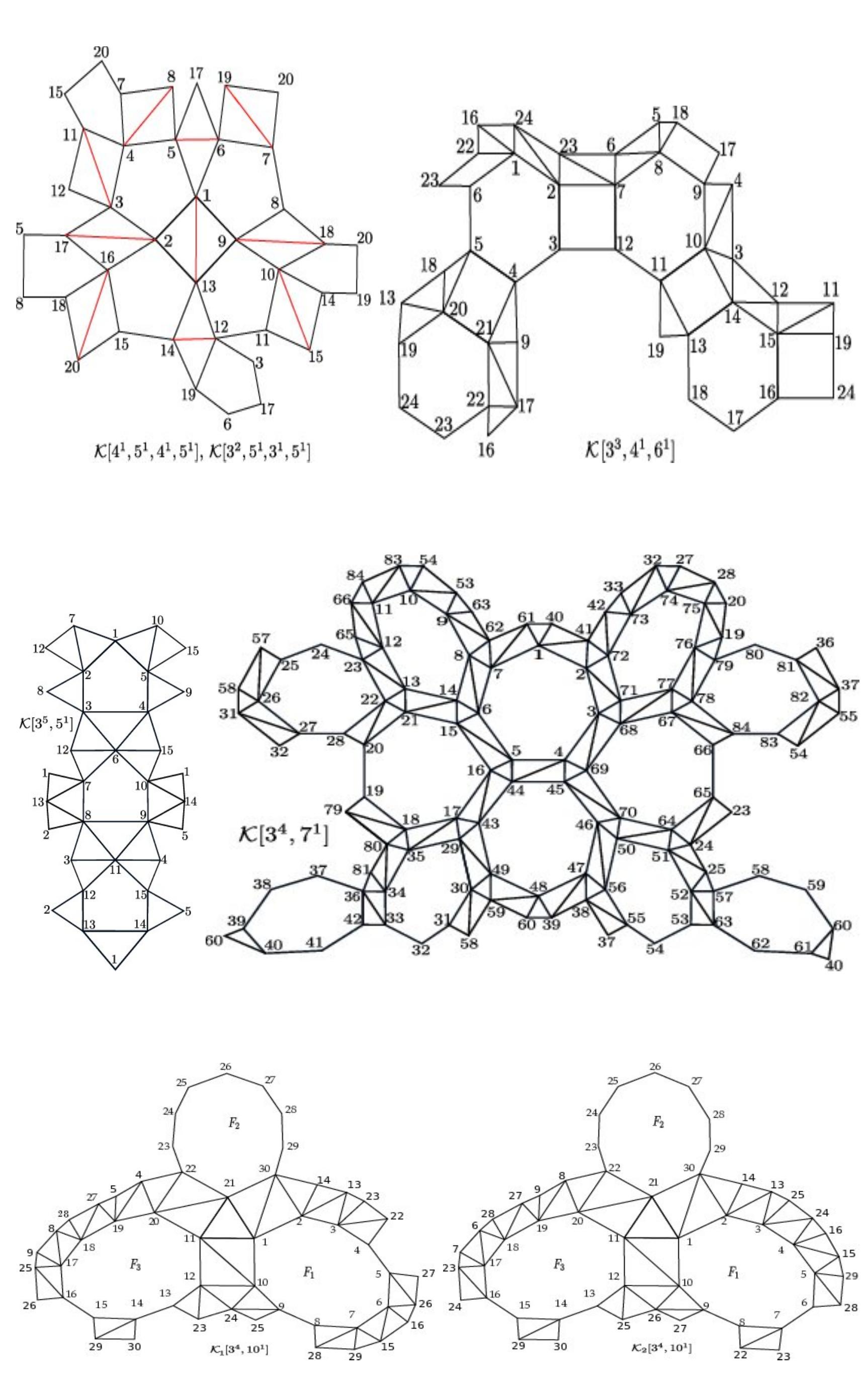 Figure 1 - Dihedral and cyclic symmetric maps on surfaces