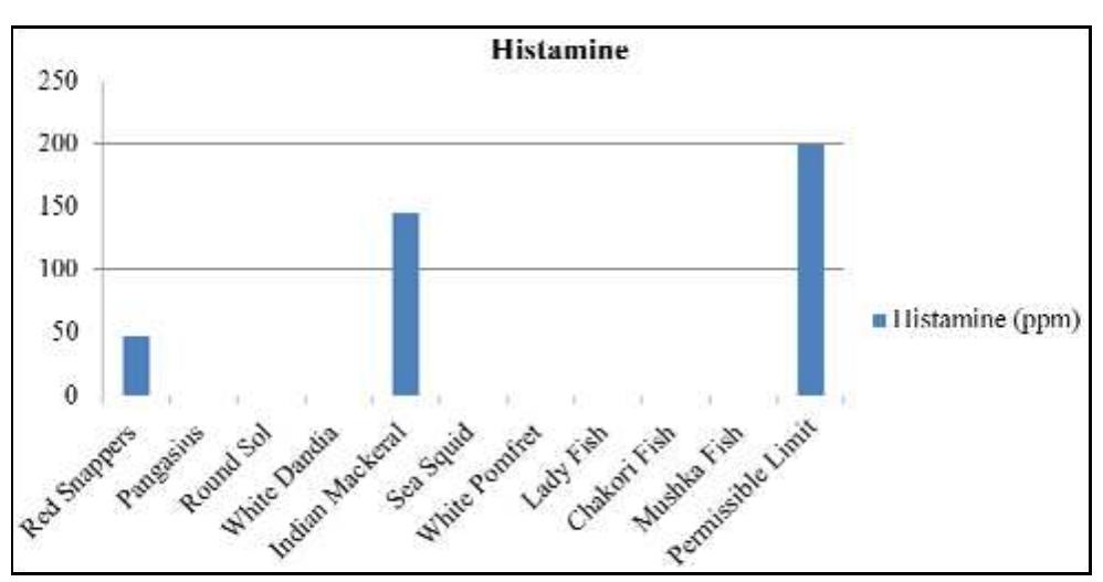 Histamine concentration in marine fish species of hyper star