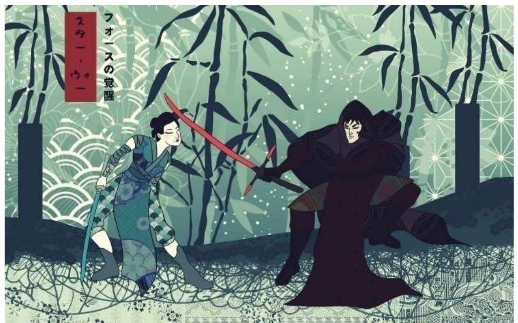 A fanmade drawing inspired by star wars episode vii — the