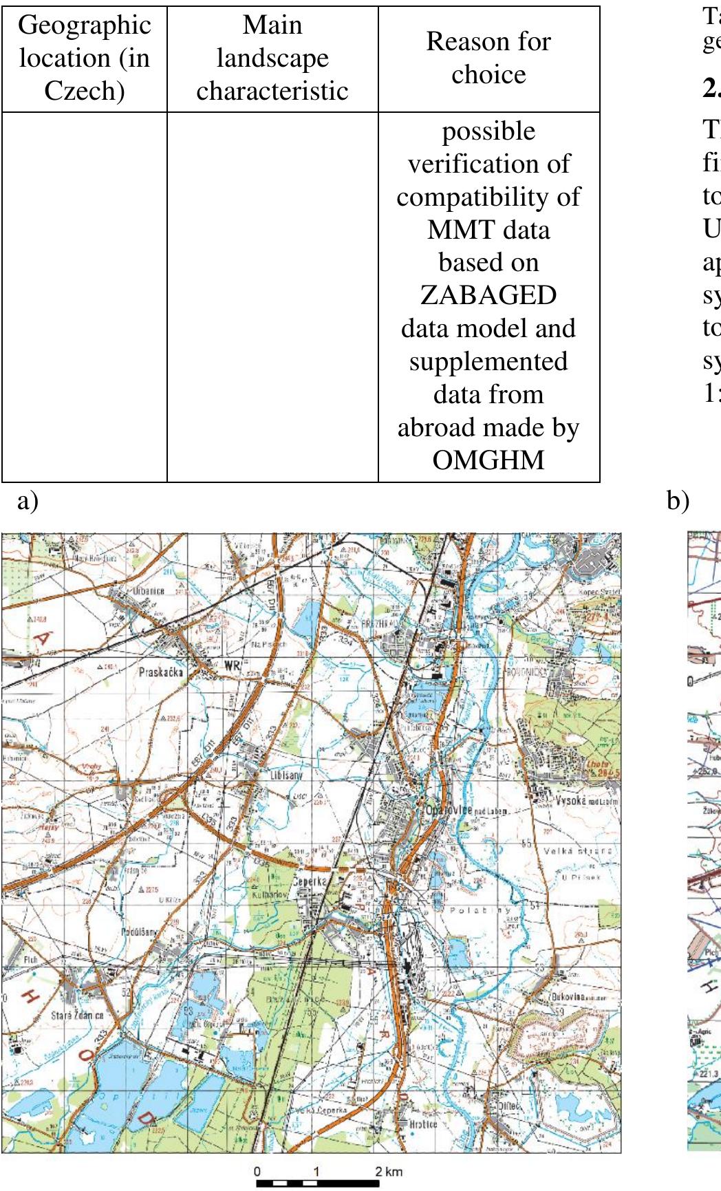 Figure 2 - New topographic maps for the Czech Armed Forces