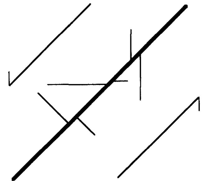 Schematics showing the bridging actions of fibers crossing a
