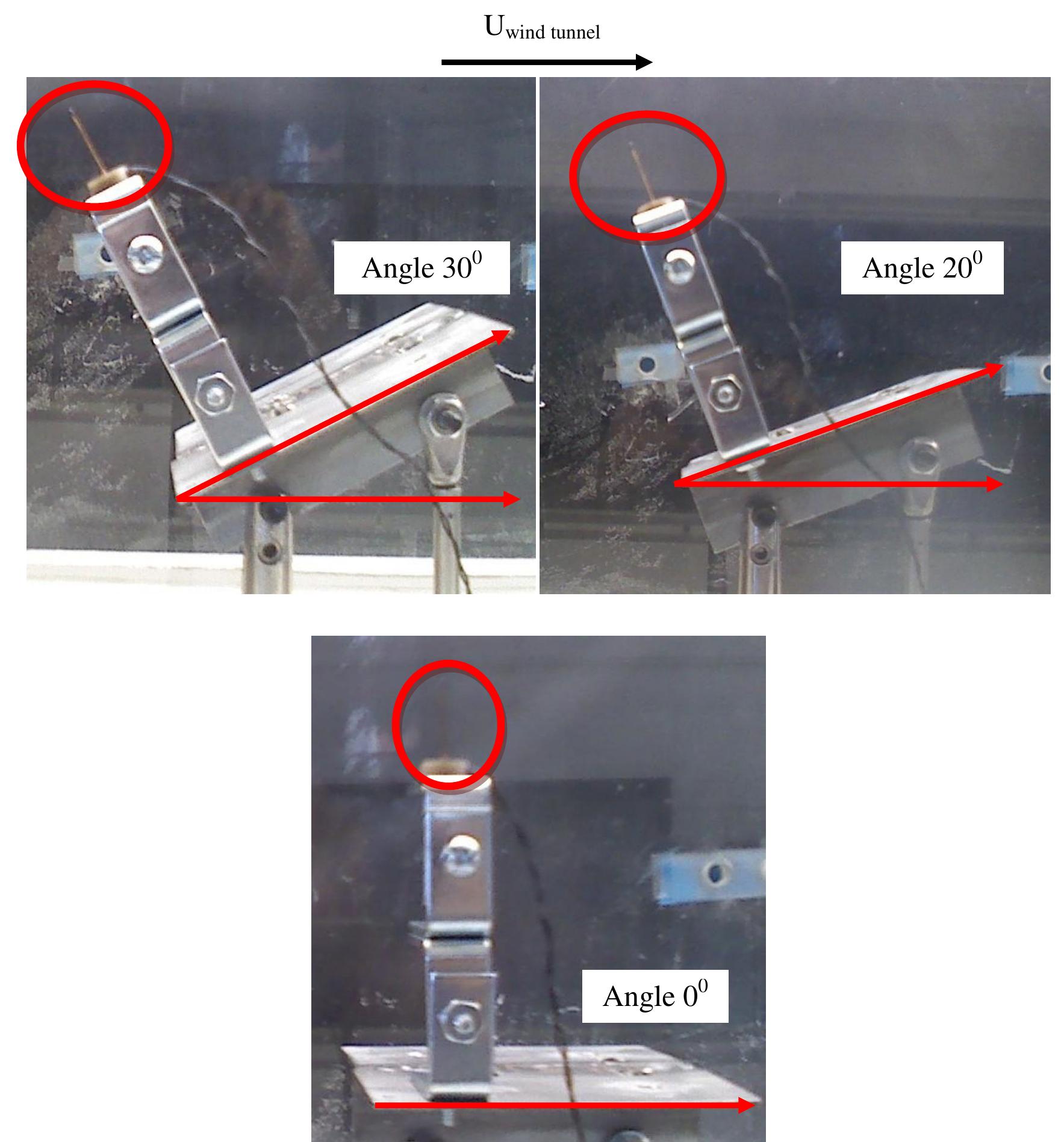 14 sensors mounted in different pitch angle positions