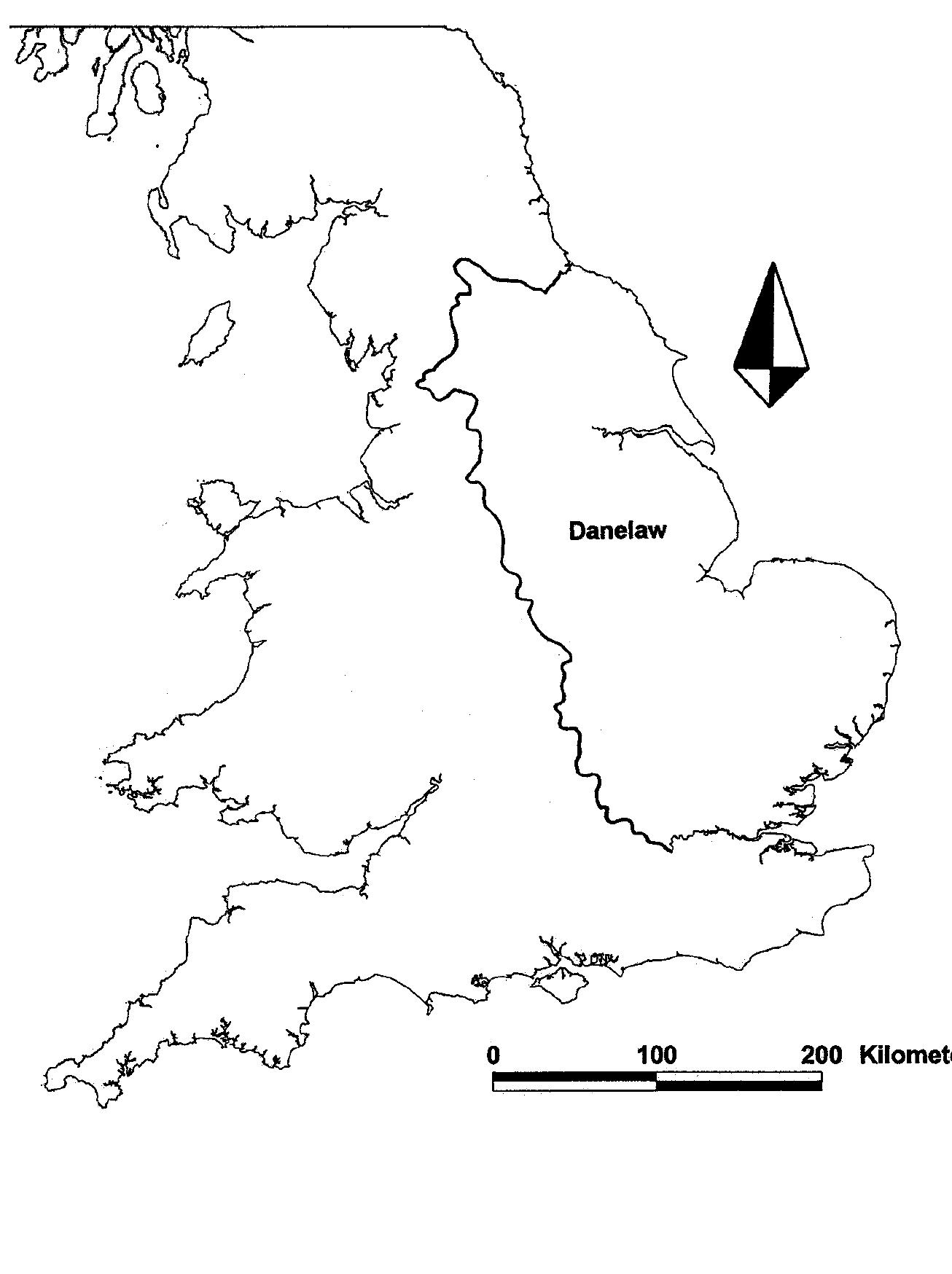Figure 1 - from The Danelaw: The Scandinavian Influence on