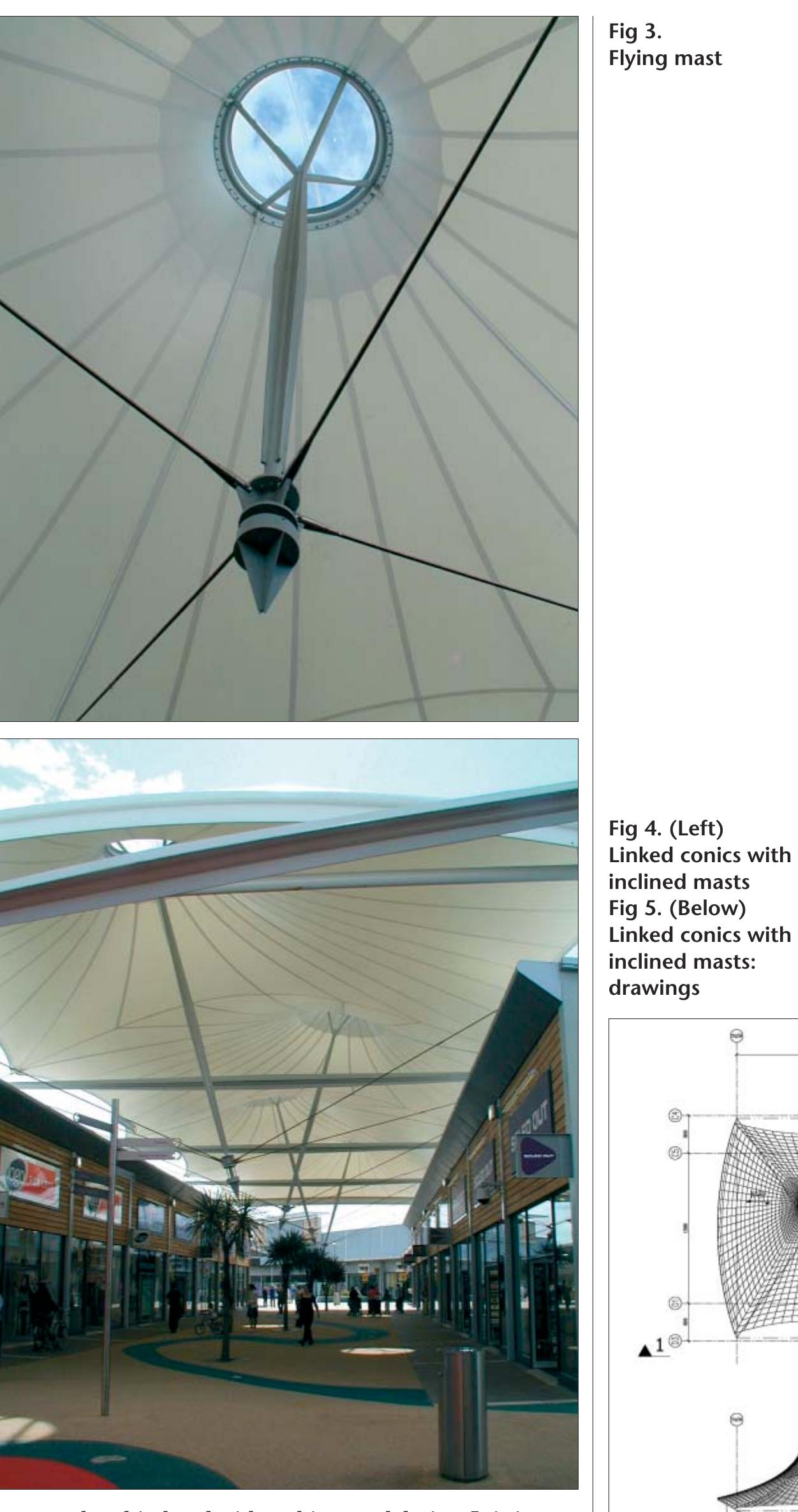 Figure 2 - Tensile fabric structures: concepts, practice
