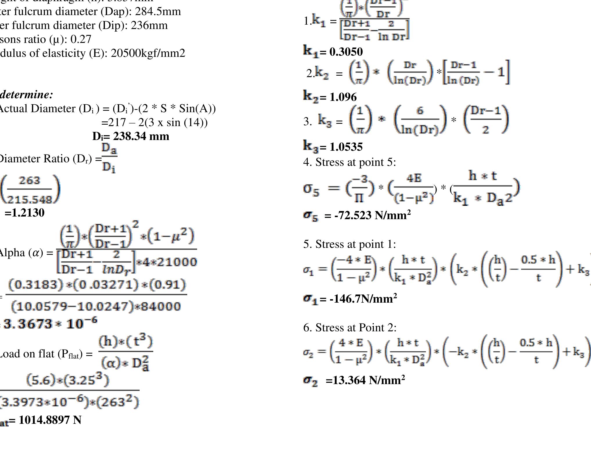 Figure 4 - Design of a Diaphragm Spring Clutch