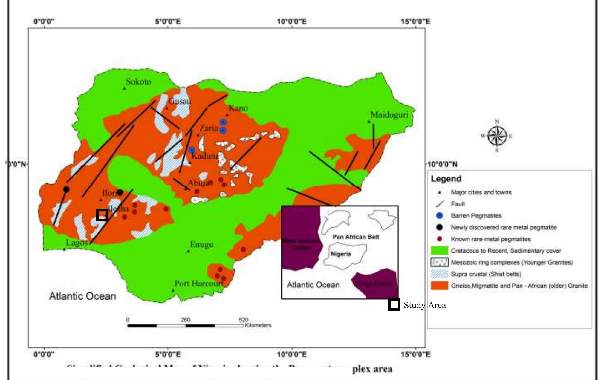 Figure 1 - from Field occurrence and structural