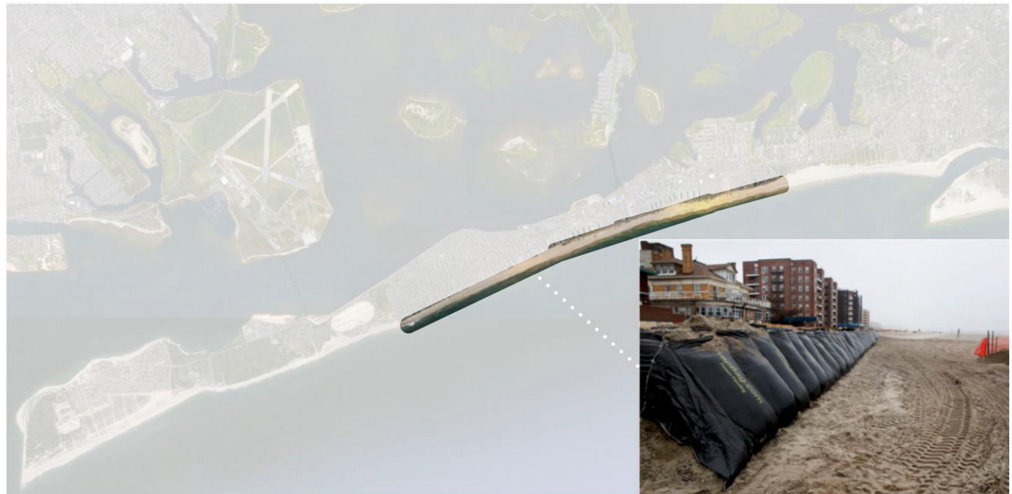 3. trap bags. map adapted from, google earth. inset photo