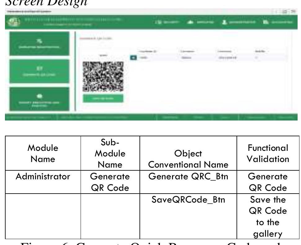 Technical diagram of system shows the qr code image