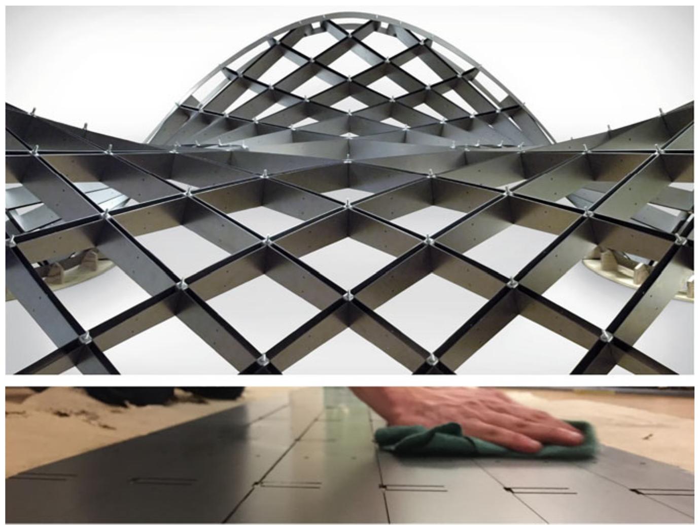 Figure 11 - Designing Grid Structures Using Asymptotic Curve