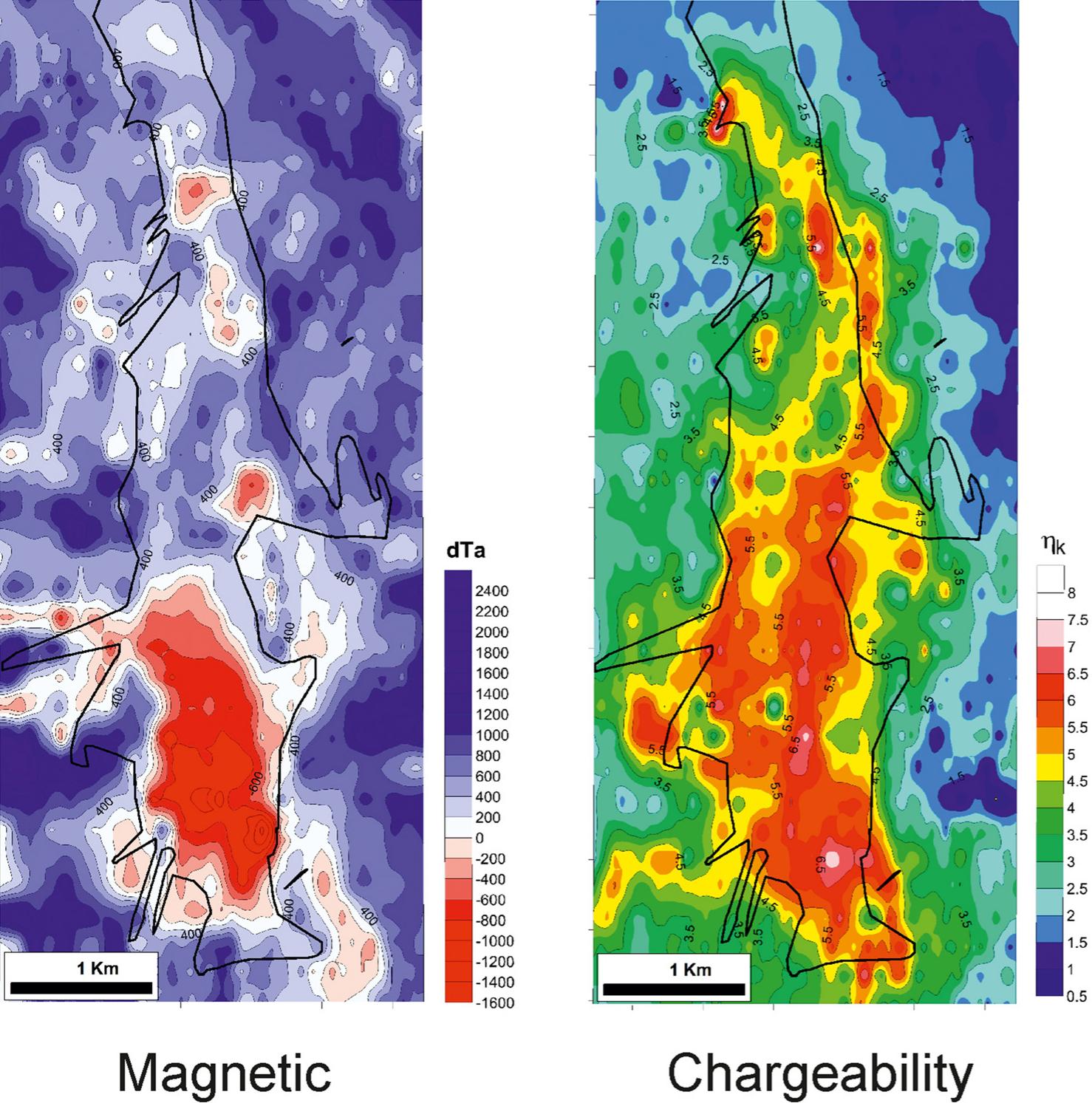 Geophysical anomalies at the peschanka deposit (chitalin et