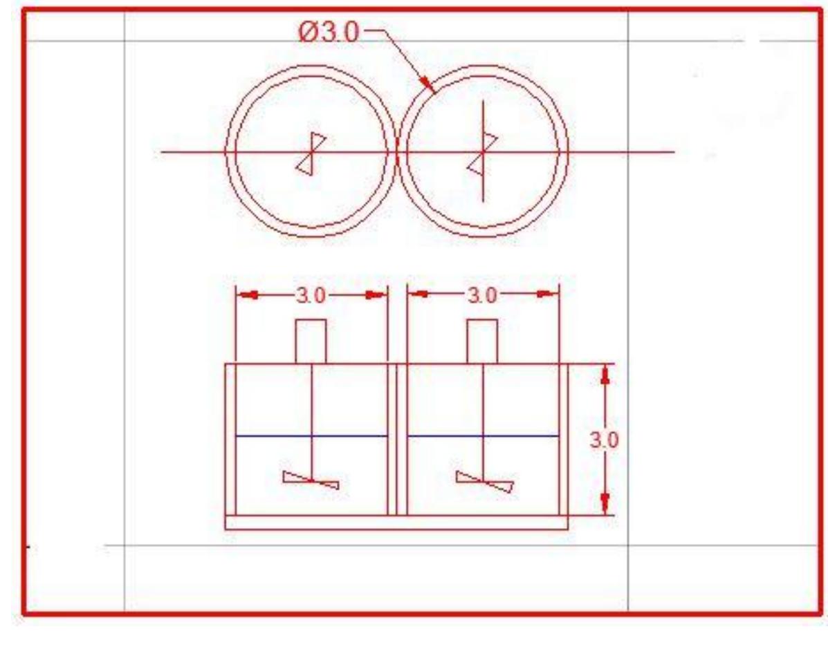 Details of coagulation tanks the details of one flash mixer