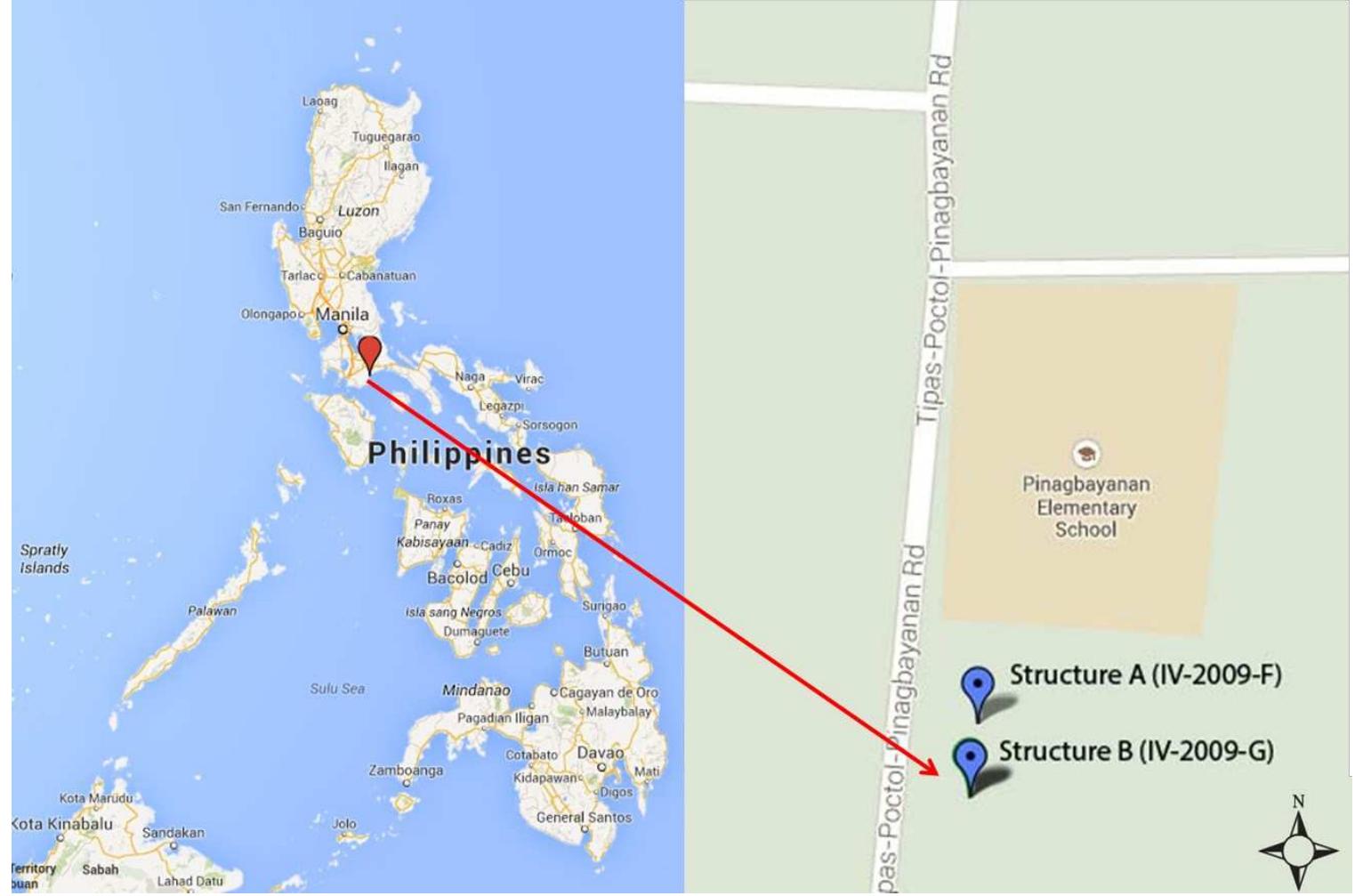Map of the philippines showing the location of san juan,