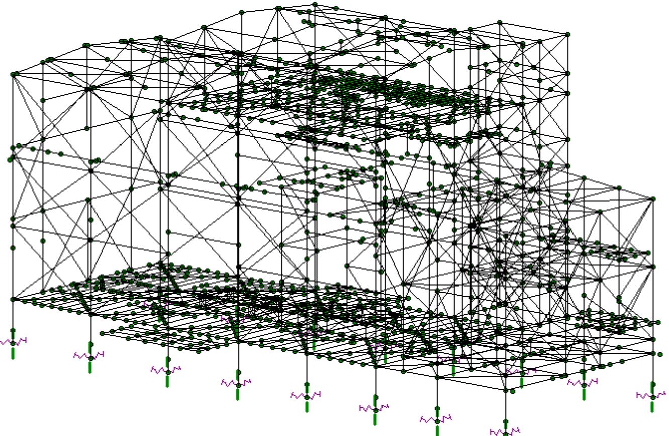 Structural analysis model. (courtesy of william bounds)